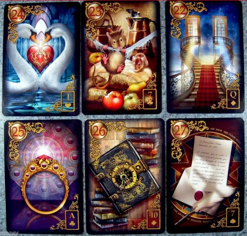 Lenormand Card Readings Gilded Reverie Deck Cartomancy Psychic Lilly Lenormand Card Readings Gilded Reverie Deck Cartomancy Psychic Lilly